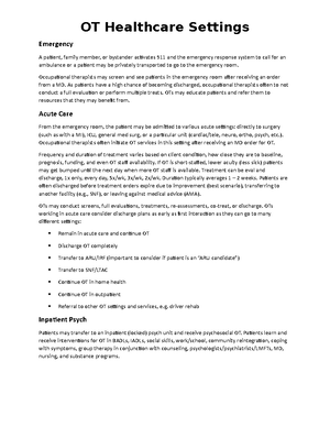 Toolkit 2 - OT Occupational ThERAPY NOTES - Grasp patterns: Power o ...