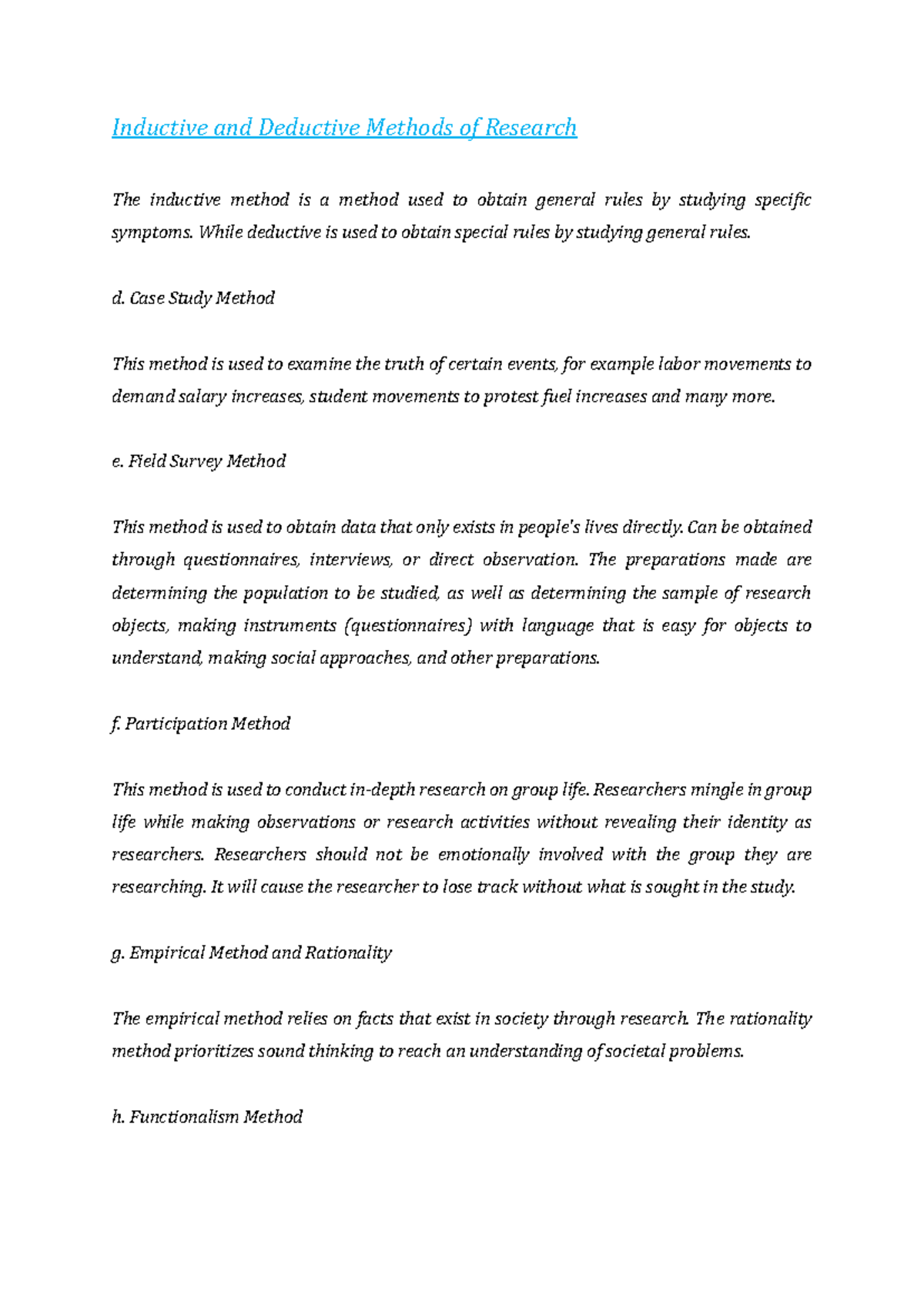 Inductive and Deductive Methods of Research - While deductive is used ...