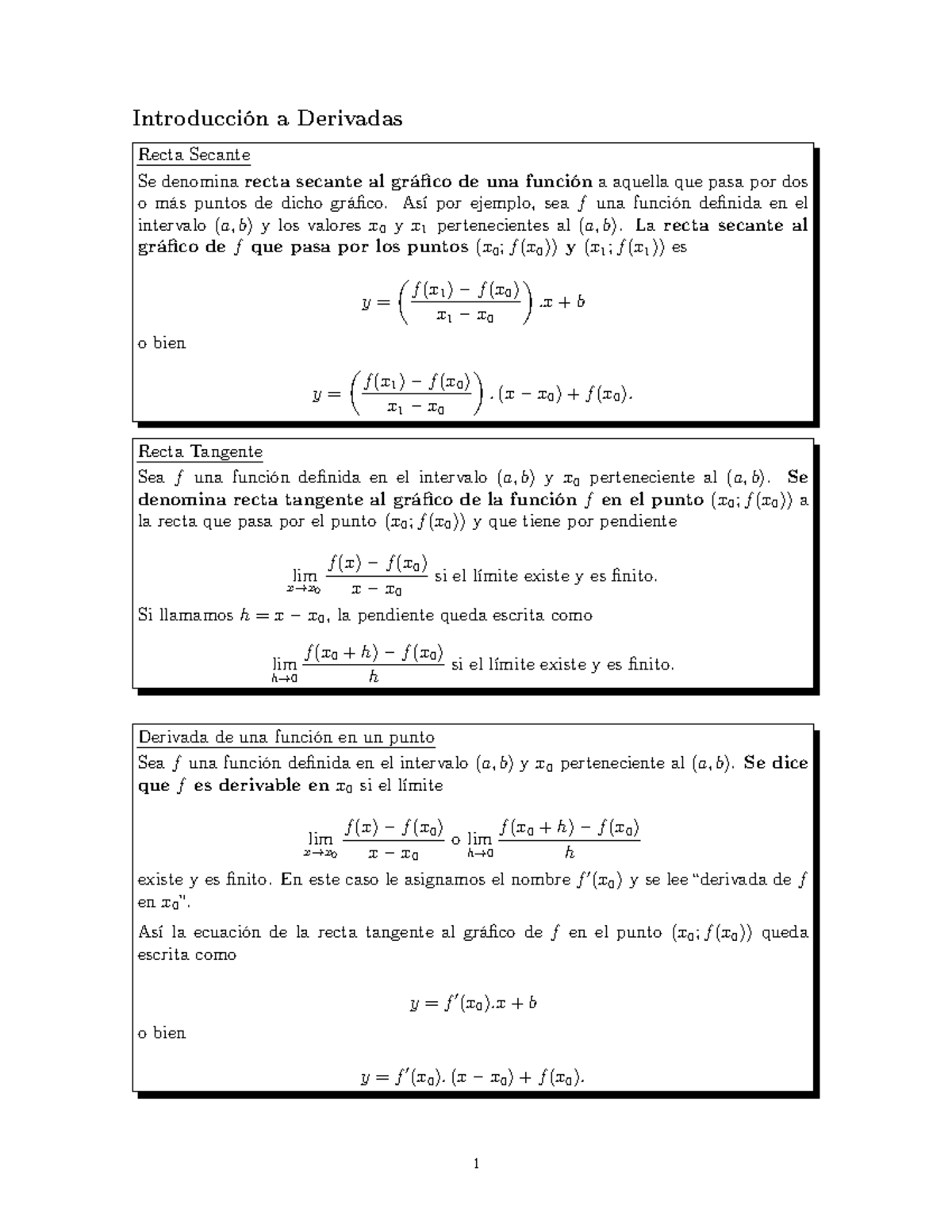 09 Introducción a Derivadas básicas - Introducción a Derivadas ...