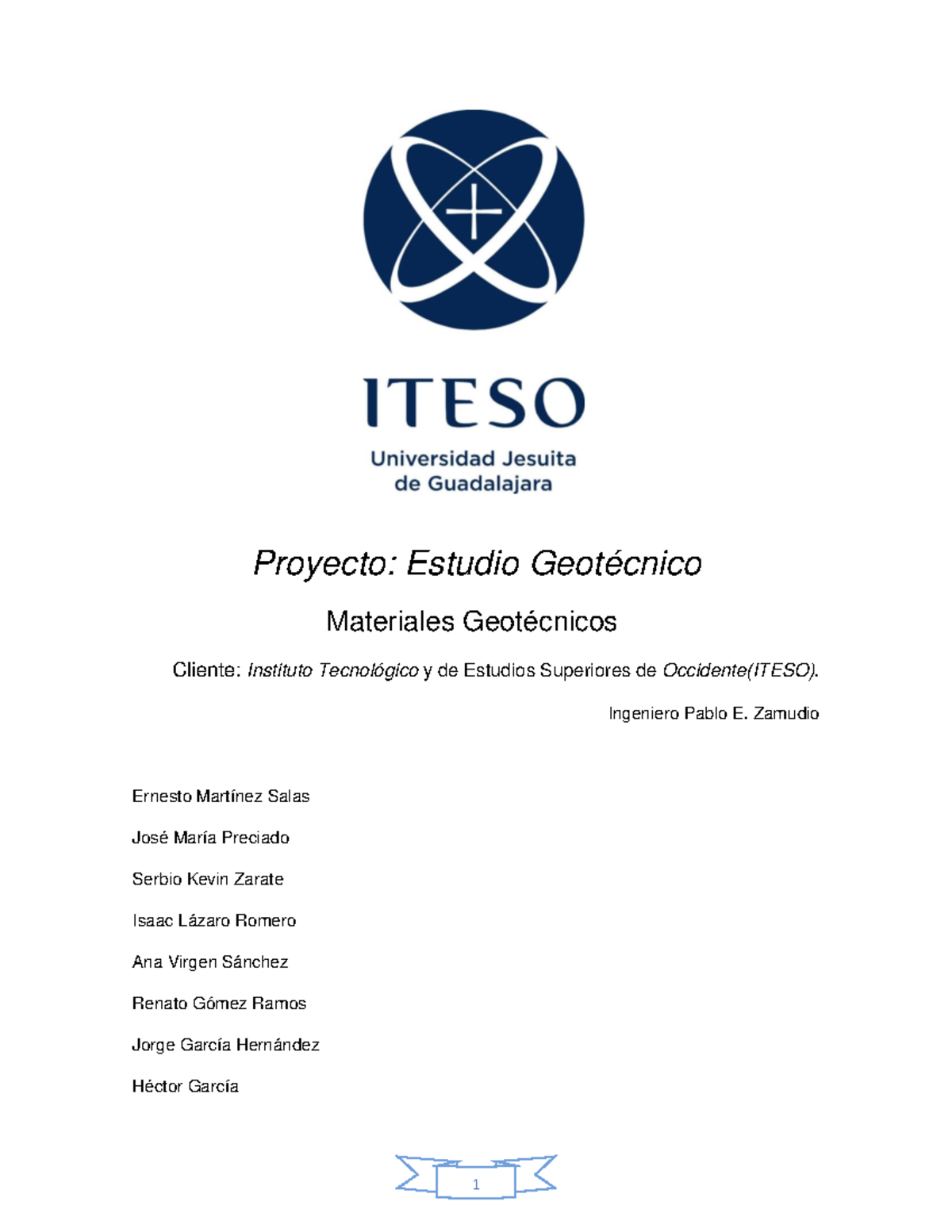 Proyecto Final Materiales Geotecnicos - Warning: TT: undefined function: 32 - Studocu