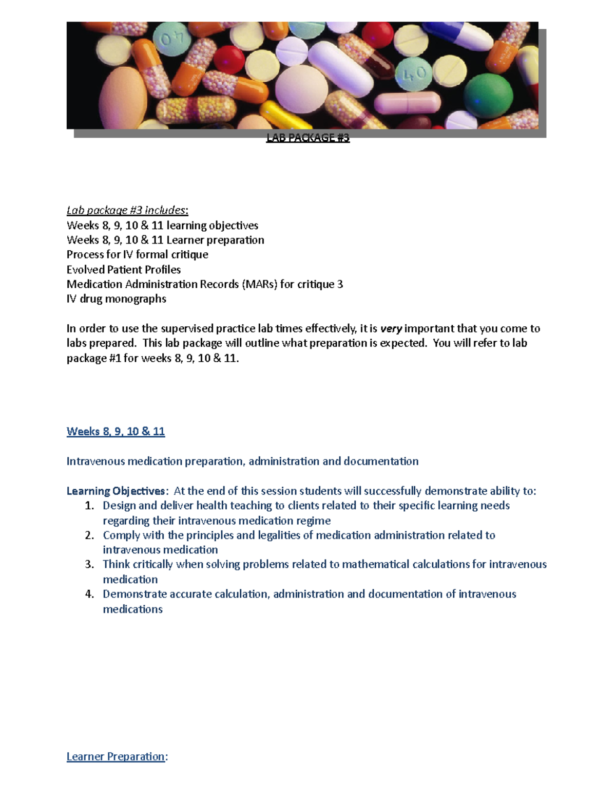 Lab package 3 2019 rev post - LAB PACKAGE Lab package #3 includes ...