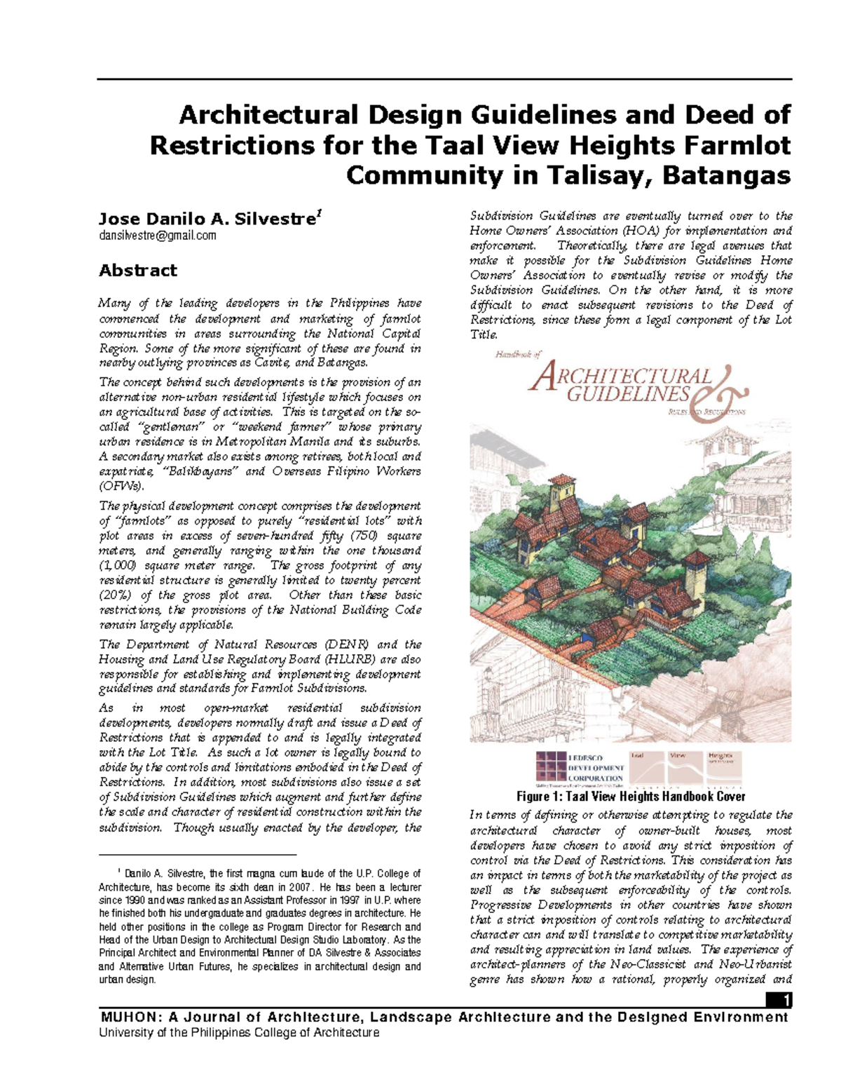 Architectural Building codes - 1 MUHON: A Journal of Ar chitec ture, L ...