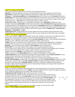 Astro Exam 2 - ASTR114 Exam 2 Cheat sheet - Astro Exam 2 What term is given to the visible ...