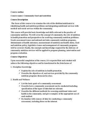 Course Outline of Computer Application - (Hope University (HU Mogadishu ...