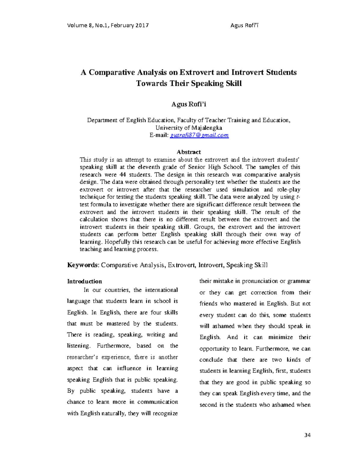 Introvert - notes - A Comparative Analysis on Extrovert and Introvert ...