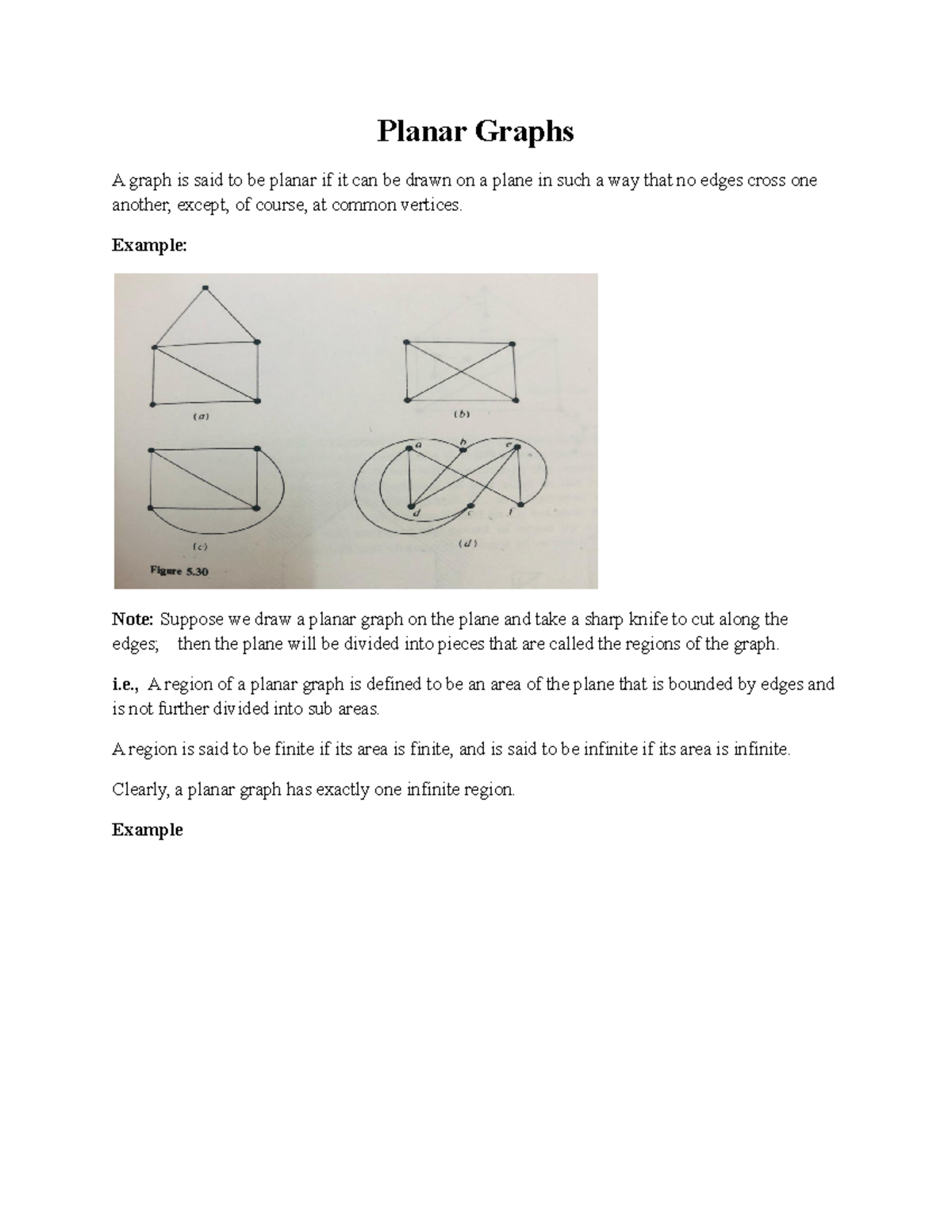 Chromatic and planar discrete mathematics - Planar Graphs A graph is ...