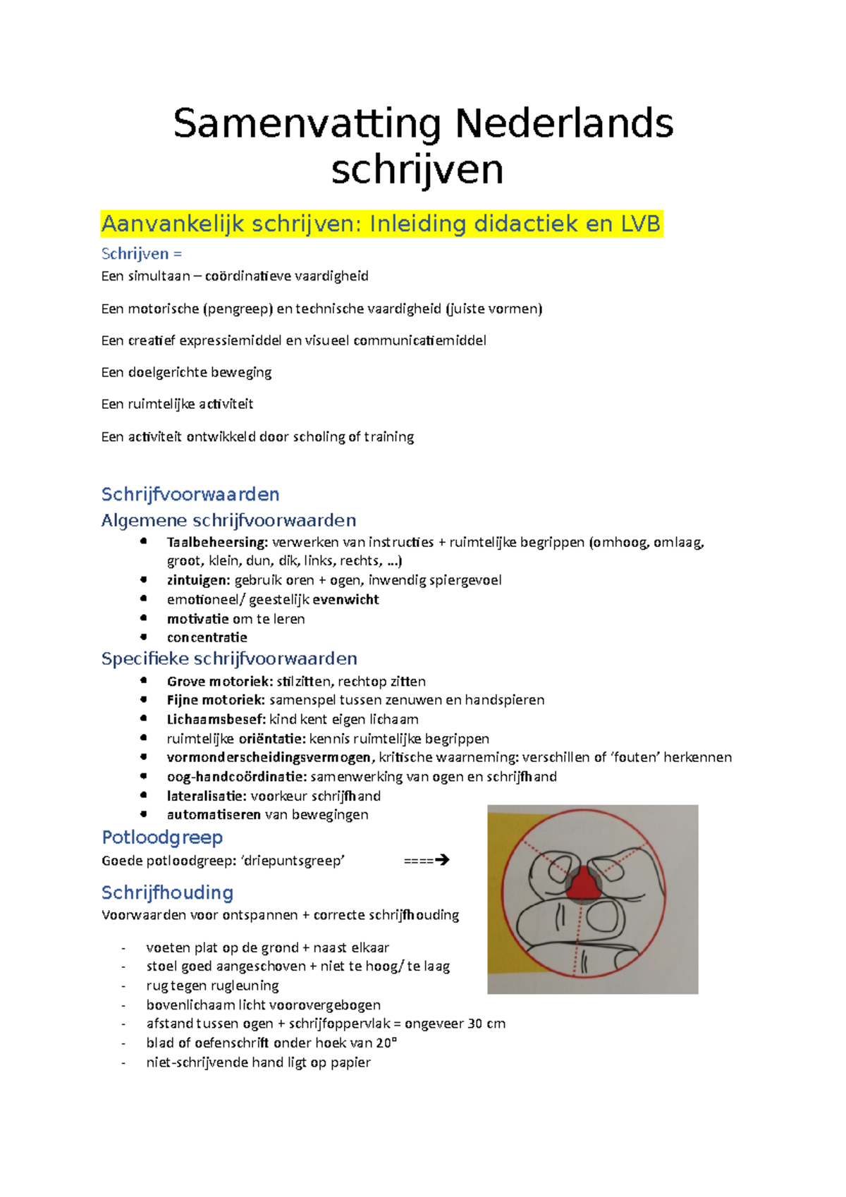 1. Samenvatting van Nederlands schrijven jaar 2 - Samenvatting ...