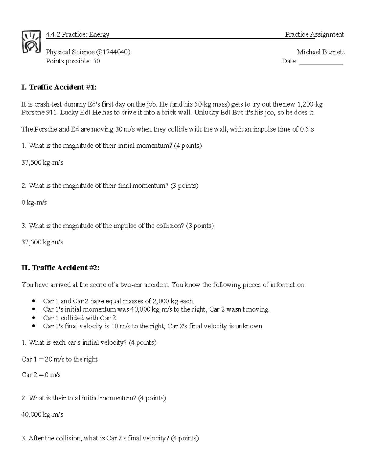 4.4.2 Practice Energy - apex science - 4.4 Practice: Energy Practice ...
