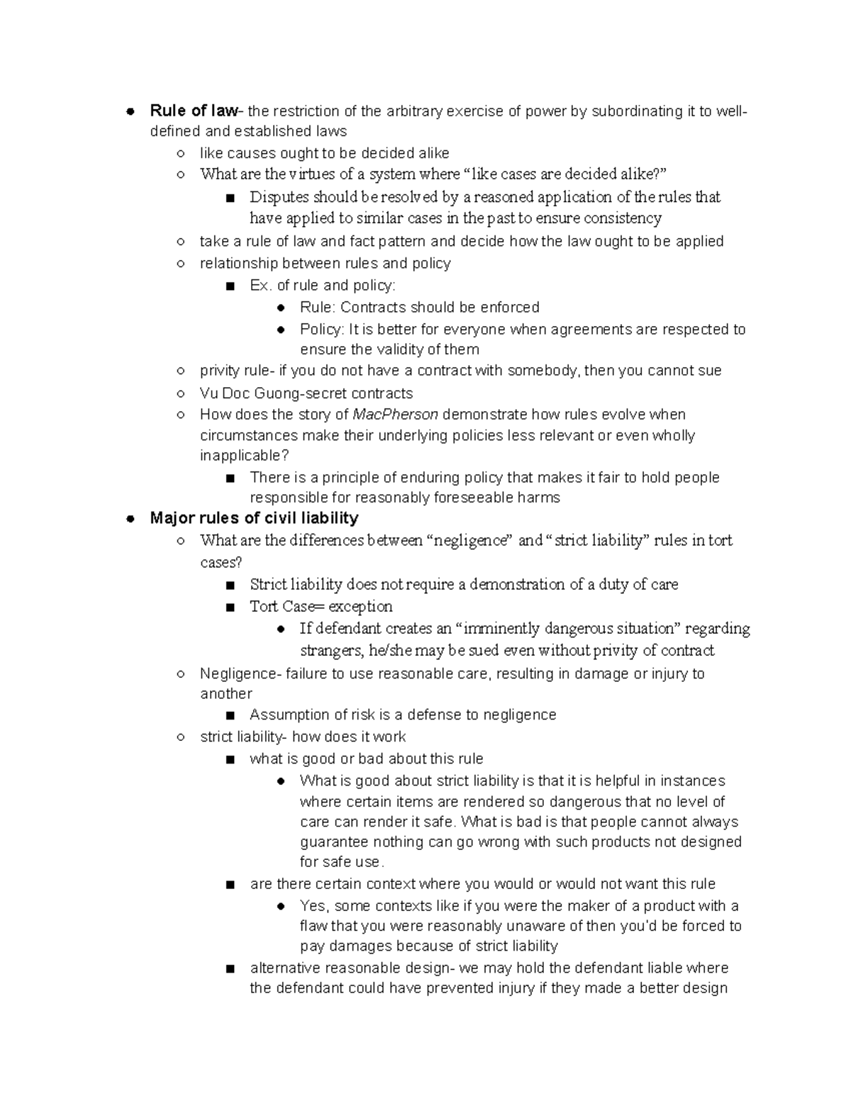 Law Exam Questions Summary Intro To Administrative Law Rule Of The law-exam-questions-summary-intro-to-administrative-law-rule-of-the