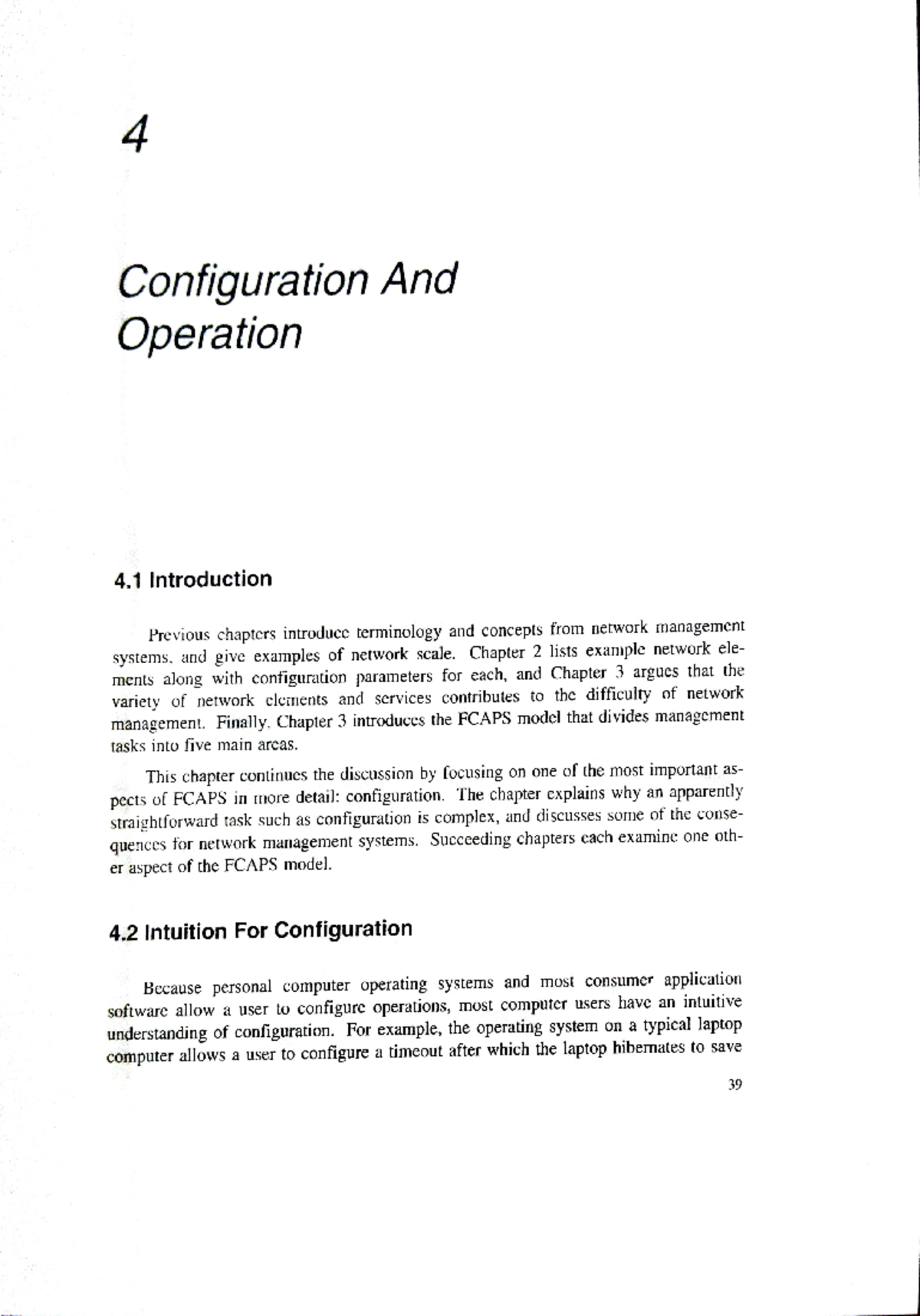 PROGRAMMING FOR PROBLEM SOLVING - 4 Configuration And Operation 4 ...