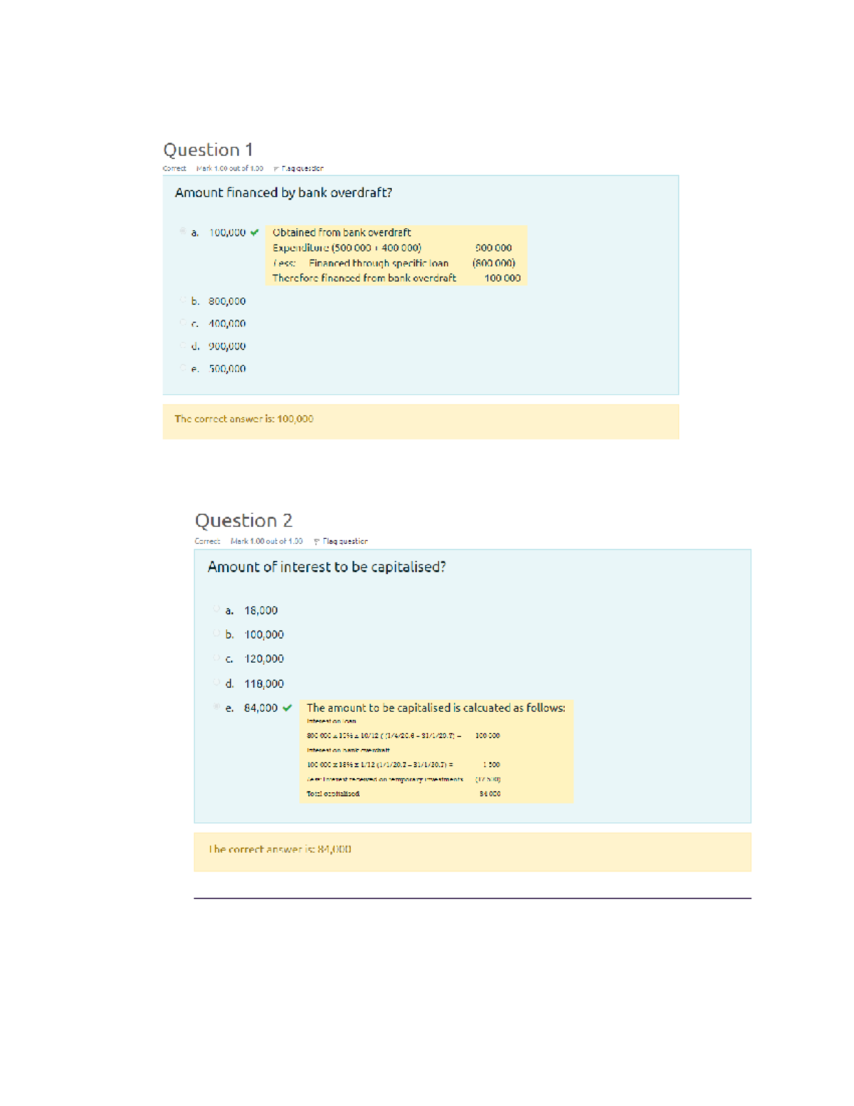 Unit 7 borrowings quiz - ACC200 - Studocu