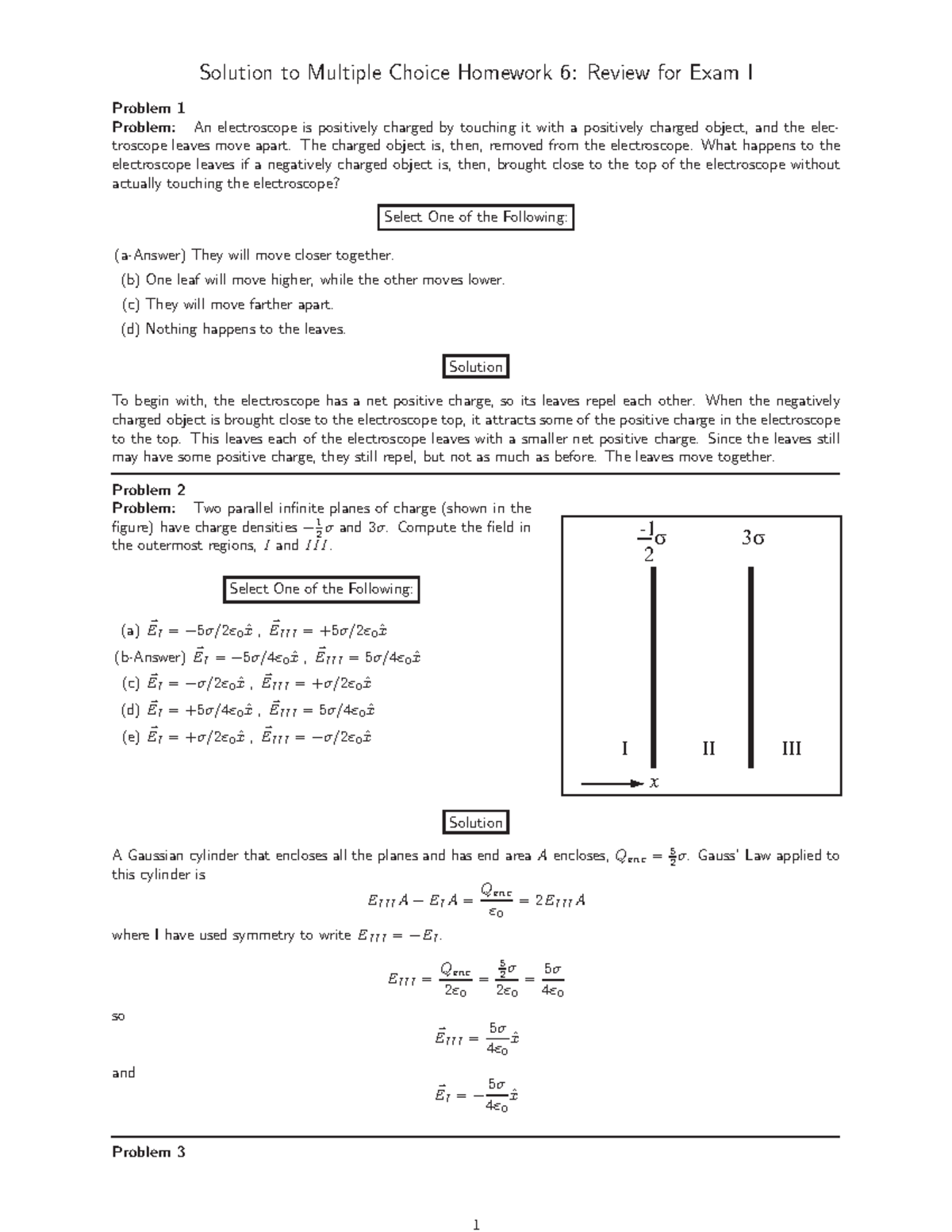 MCHW6 solution - answers - Solution to Multiple Choice Homework 6 ...