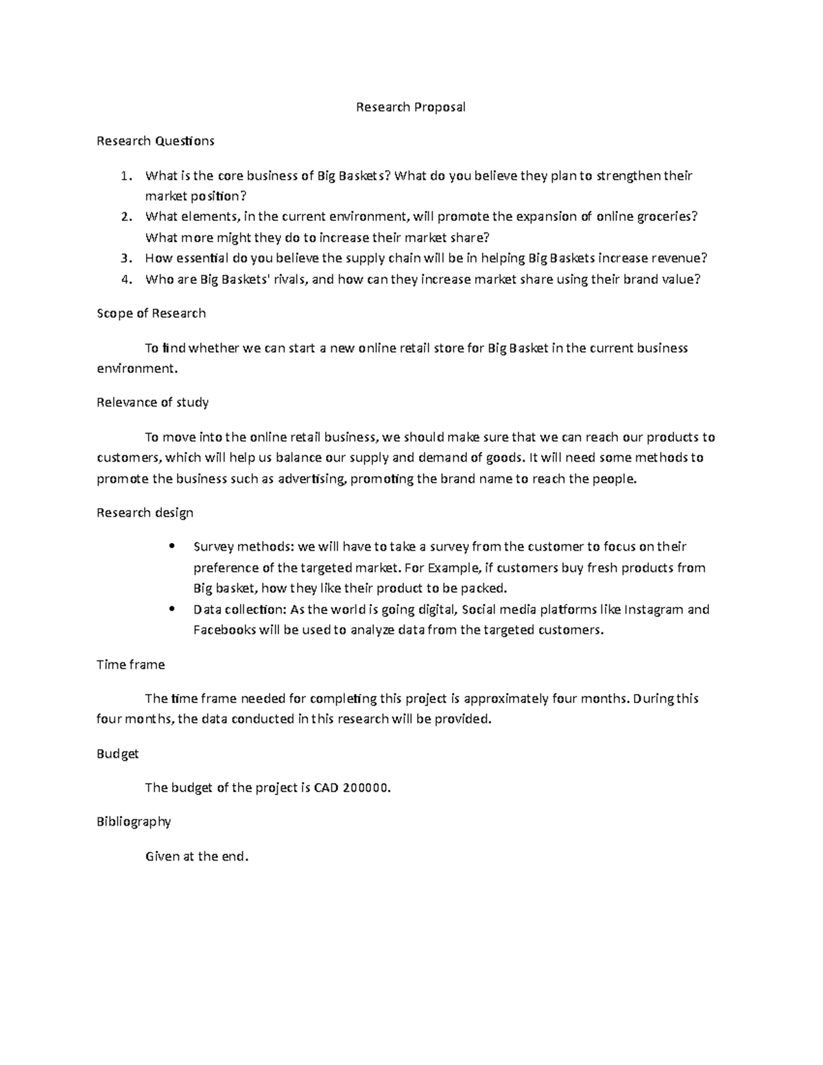 Research Proposal - enjoy and use this document for your assignment ...