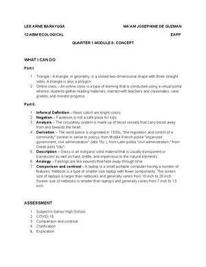 EAPP Module 2 Position Paper ( Arguments AND Factual Evidences) - LEE ...