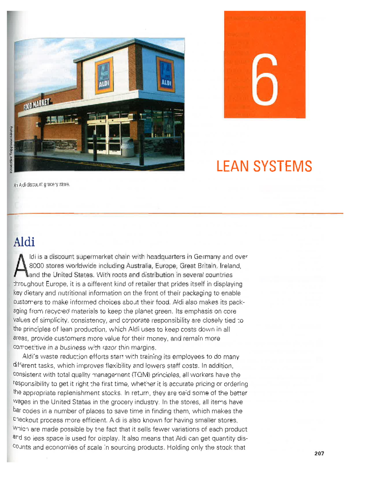 Lean Systems - 6 LEAN SYSTEMS An Aldi discount grocery store. Aldi A ...