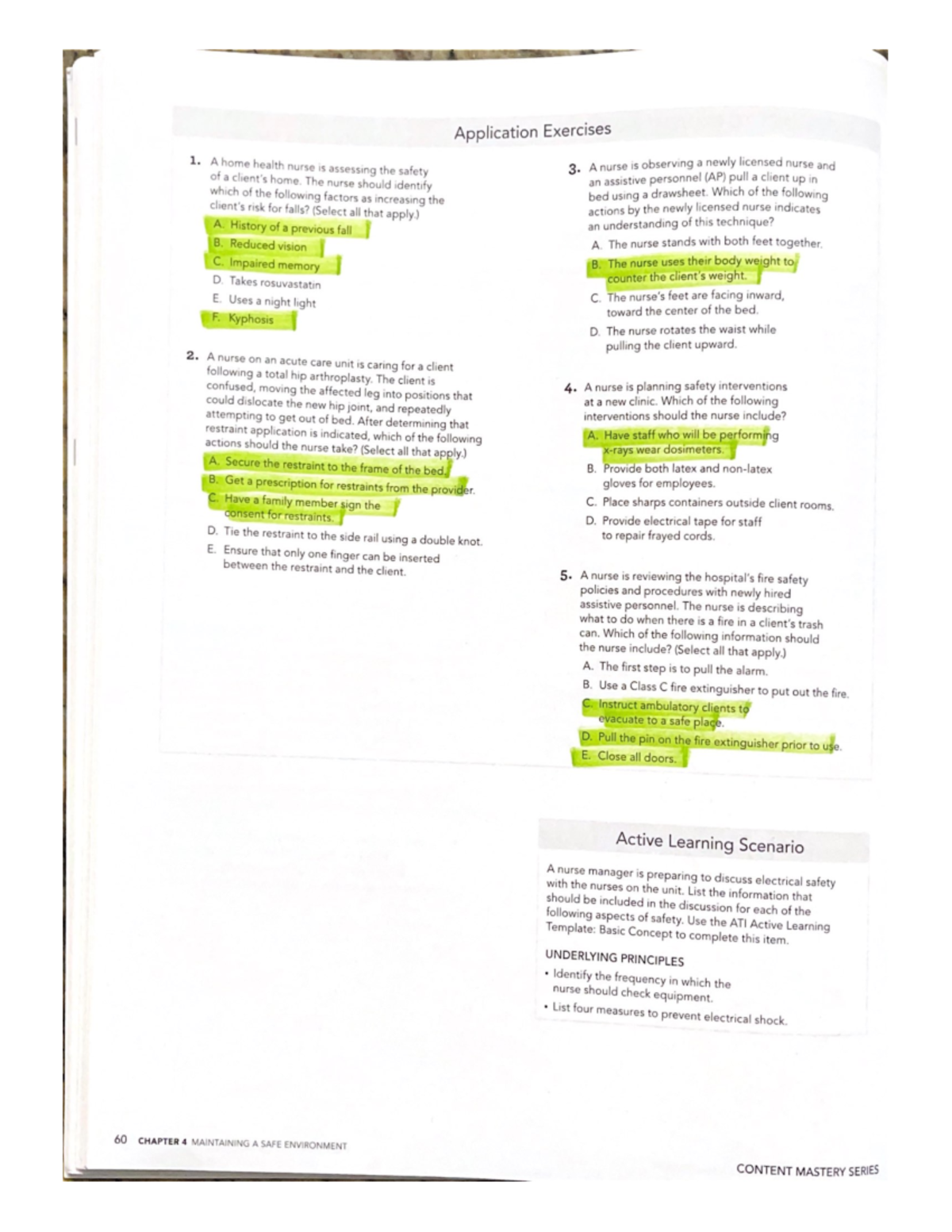 Chapter Four Application Exercises - NUR2811C - Studocu