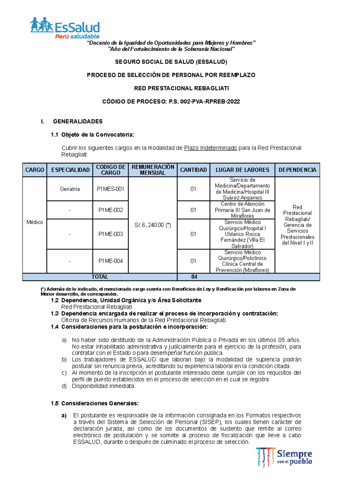 BA 002 PVA Rpreb 2022 - bases - "Año del Fortalecimiento de la Soberanía Nacional" SEGURO - Studocu