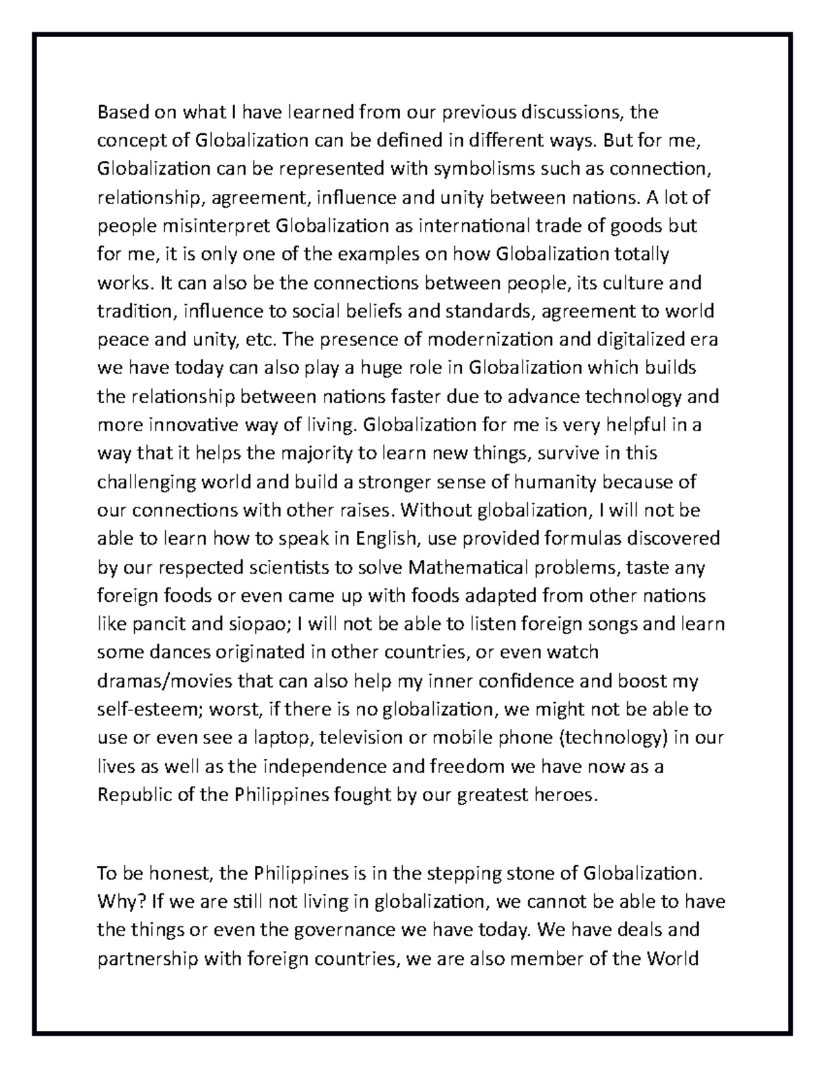 Contemp 1 - Lecture notes 3-7 - The Contemporary World - TIP - Studocu