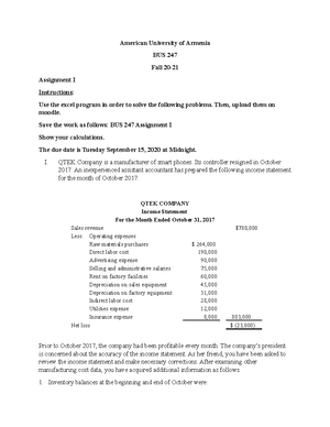 Financial Accounting Midterm Exam sample - Introduction to Financial ...