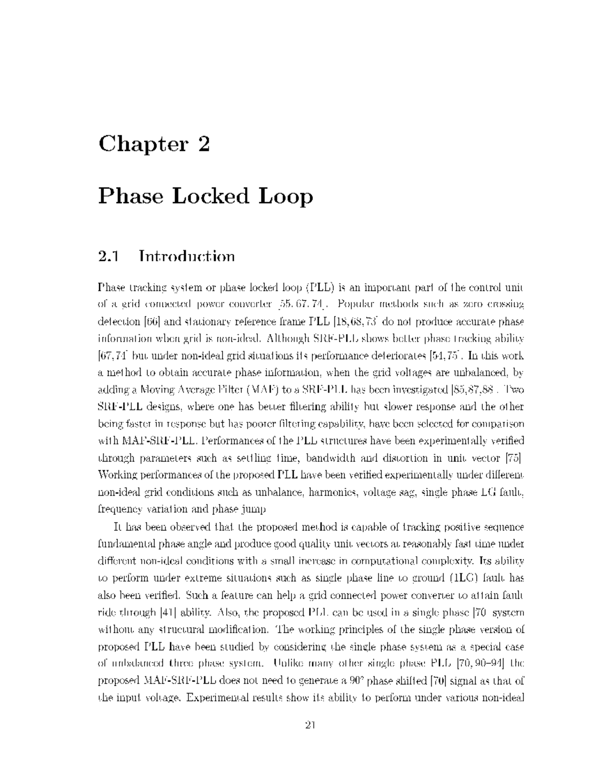PLL - Lecture notes 1 - Chapter 2 ####### Phase Locked ####### Loop 2 ...