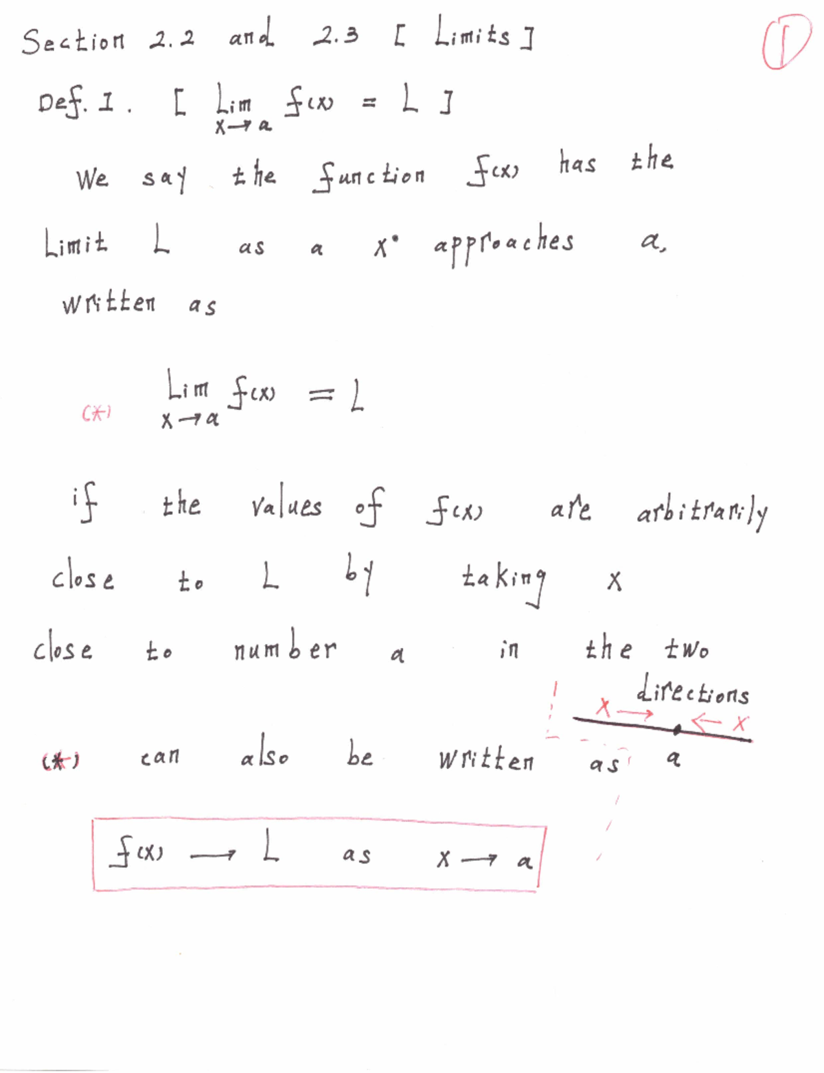 Math 1500 Lecture notes 2 - MATH 1500 - Studocu