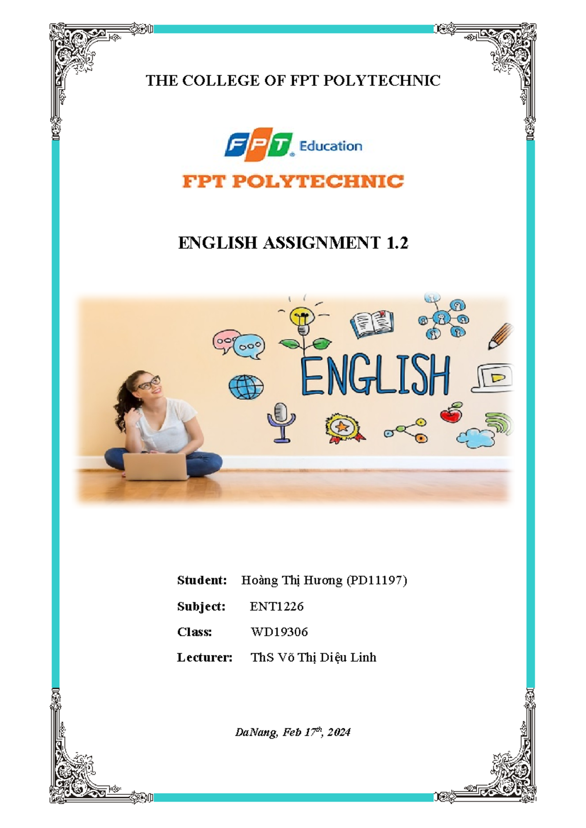 PD11197-Hoang Thi Huong-WD19306 - THE COLLEGE OF FPT POLYTECHNIC ...