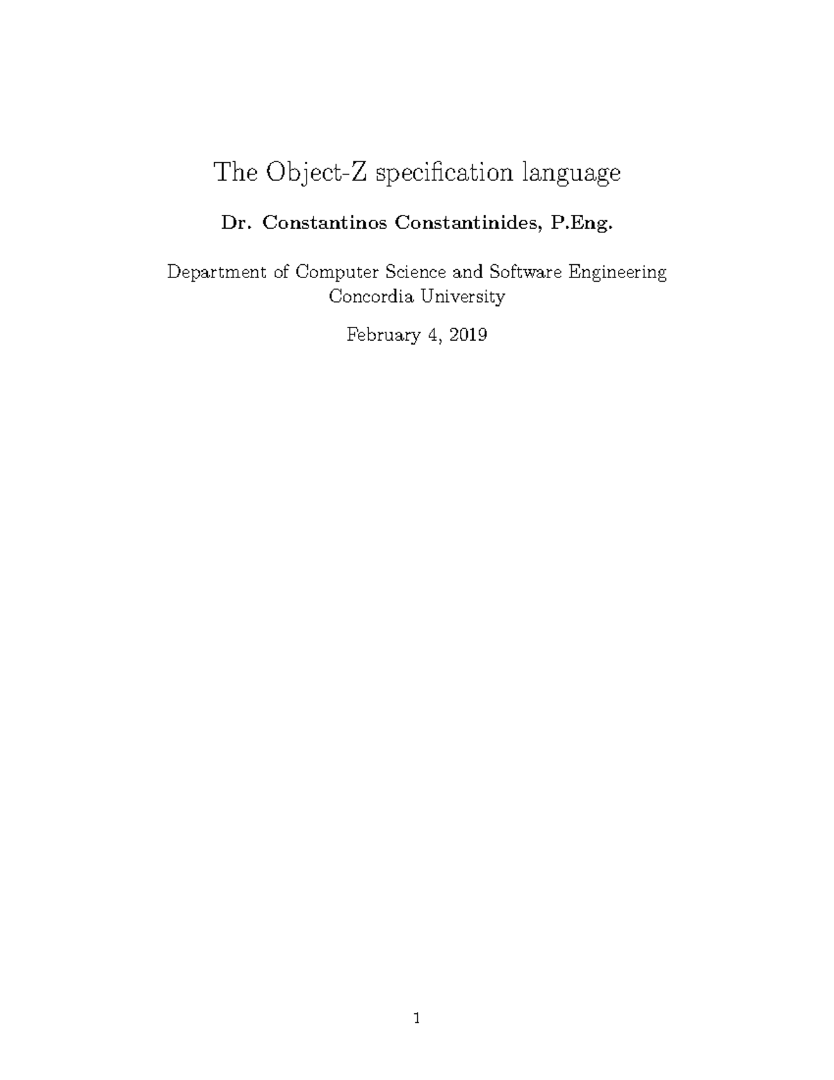 16 object-z-specification - The Object-Z specification language Dr ...