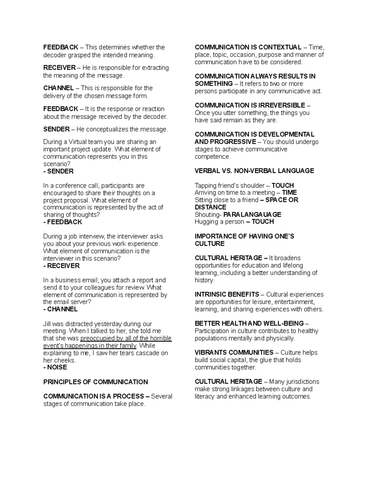PURC UNIT TEST - Practice test for purposive communication prelims ...