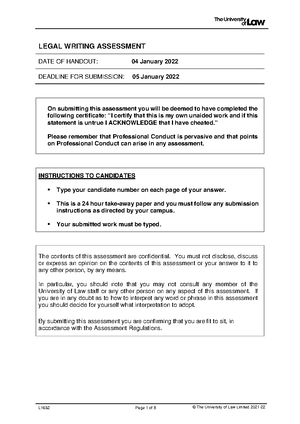 Example OF A CASE NOTE for case note questions - Buckingham - Studocu