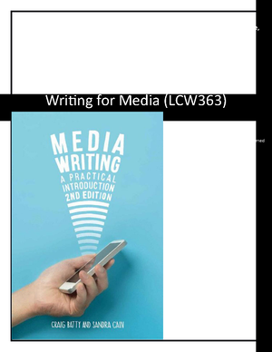 S3 - summary chapter 3 - Media Now: Understanding Media, Culture, and ...