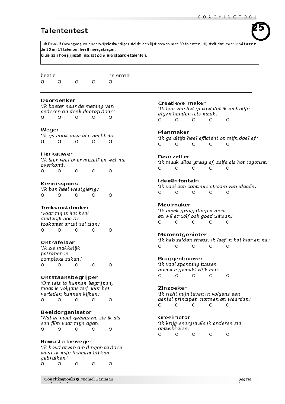 Sneltest Luk Dewulf - Test - 25 Luk Dewulf (pedagoog en ...