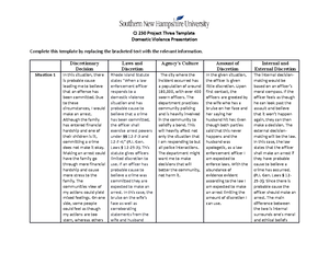 CJ 230 Project Two - work - CJ 230 Project Two Template Memo to the ...