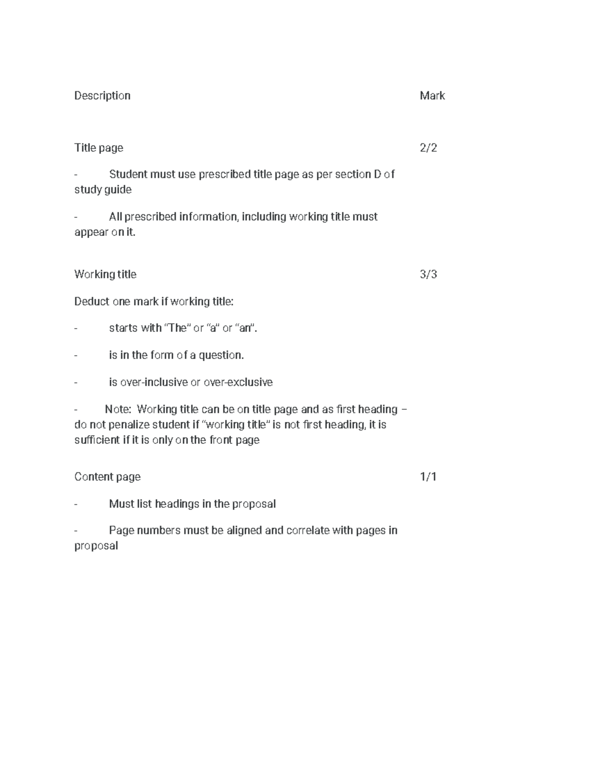 Description - Helpful with assignemnts - Description Mark Title page ...