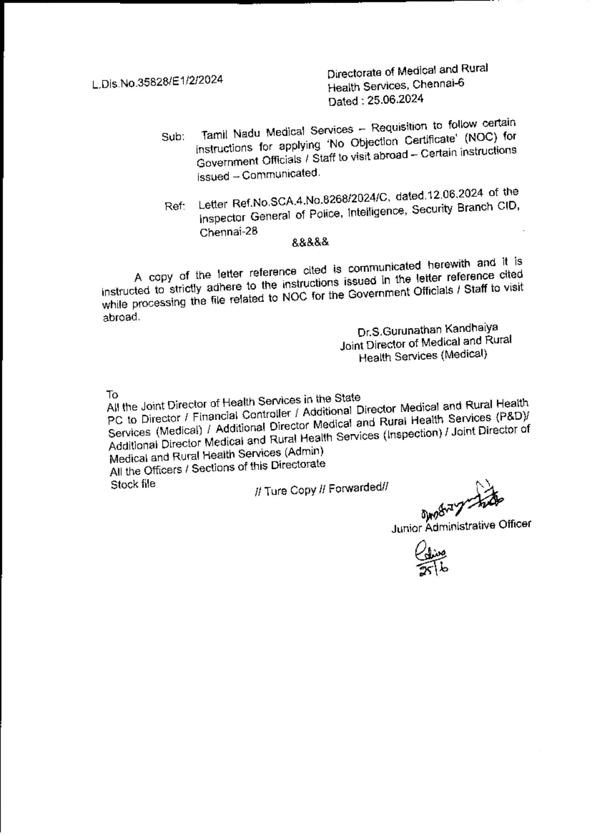 NOC - Instruction - Passport Requirements - SBCID - Directorate of ...