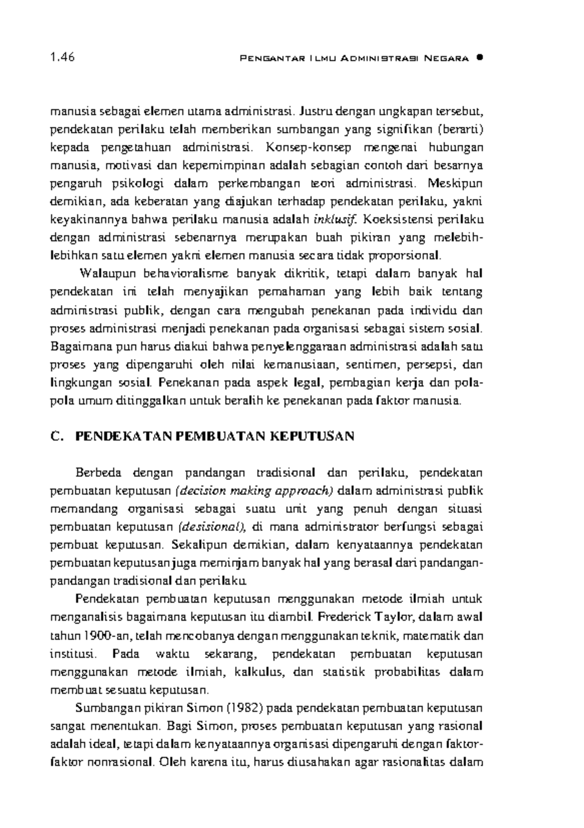ADPU4130-M1-10 - PENDEKATAN PROSES ADMINISTRASI PUBLIK - 1 Pengantar Ilmu Administrasi Negara ...