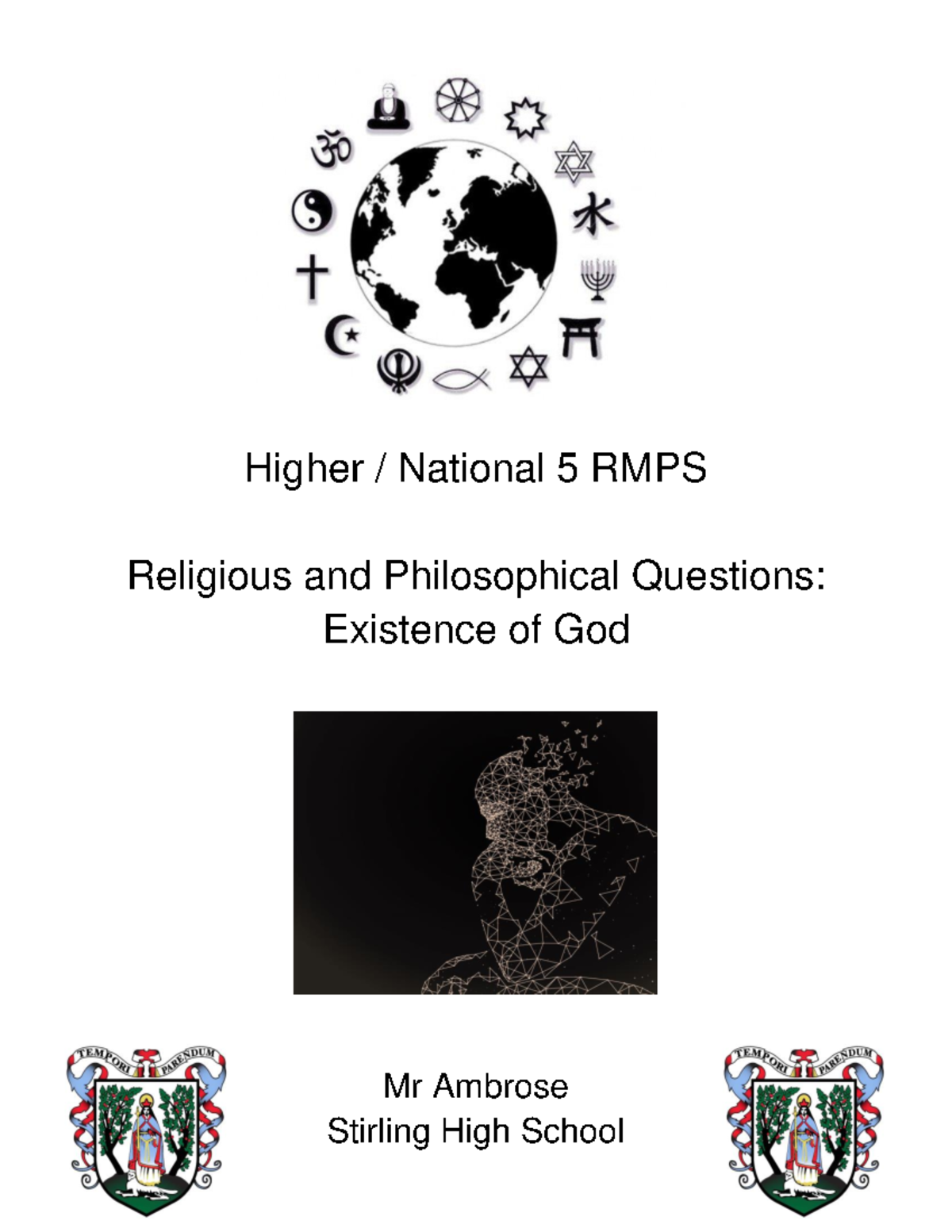 Existence of God Booklet Final - Higher / National 5 RMPS Religious and ...