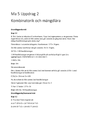 Formelblad matematik 5 - .. 0 1 2 ( ) Aritmetik Prefix T G M k h d c m P n p tera giga mega kilo ...