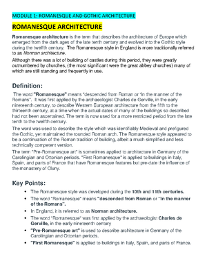 Theory OF Architecture 1 Module 1 - THEORY OF ARCHITECTURE 1 1 ...