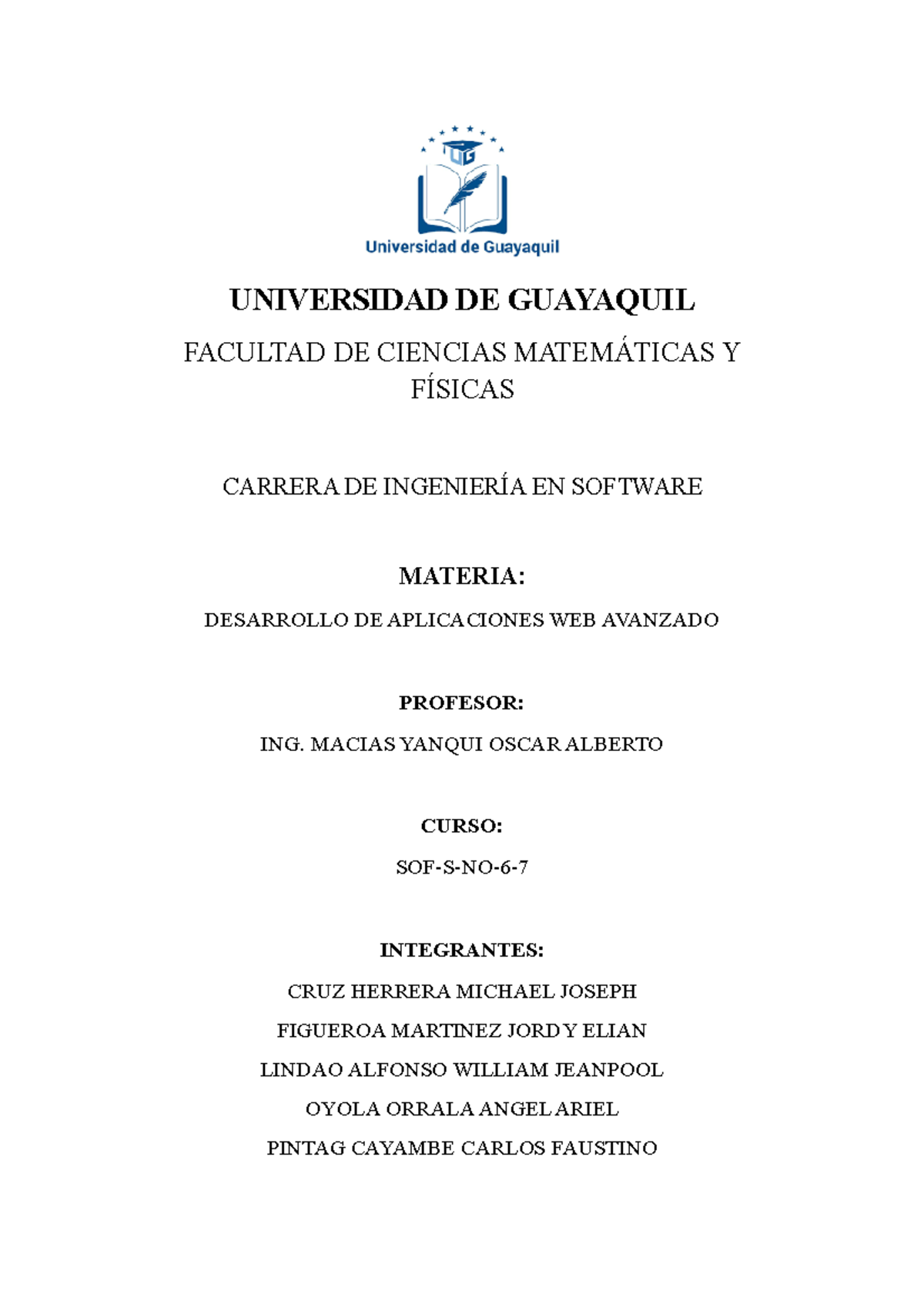(SOF-S-NO-7-4) - Grupo # 8 - Diseño y Estilos para Front-End - FACULTAD DE CIENCIAS MATEMÁTICAS ...