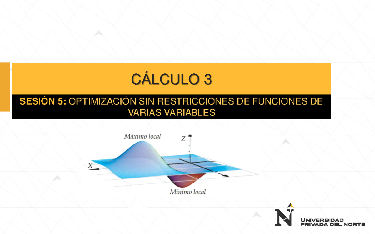 PPT - Optimización SIN Restricciones máximos y mínimos en ecuaciones de ...