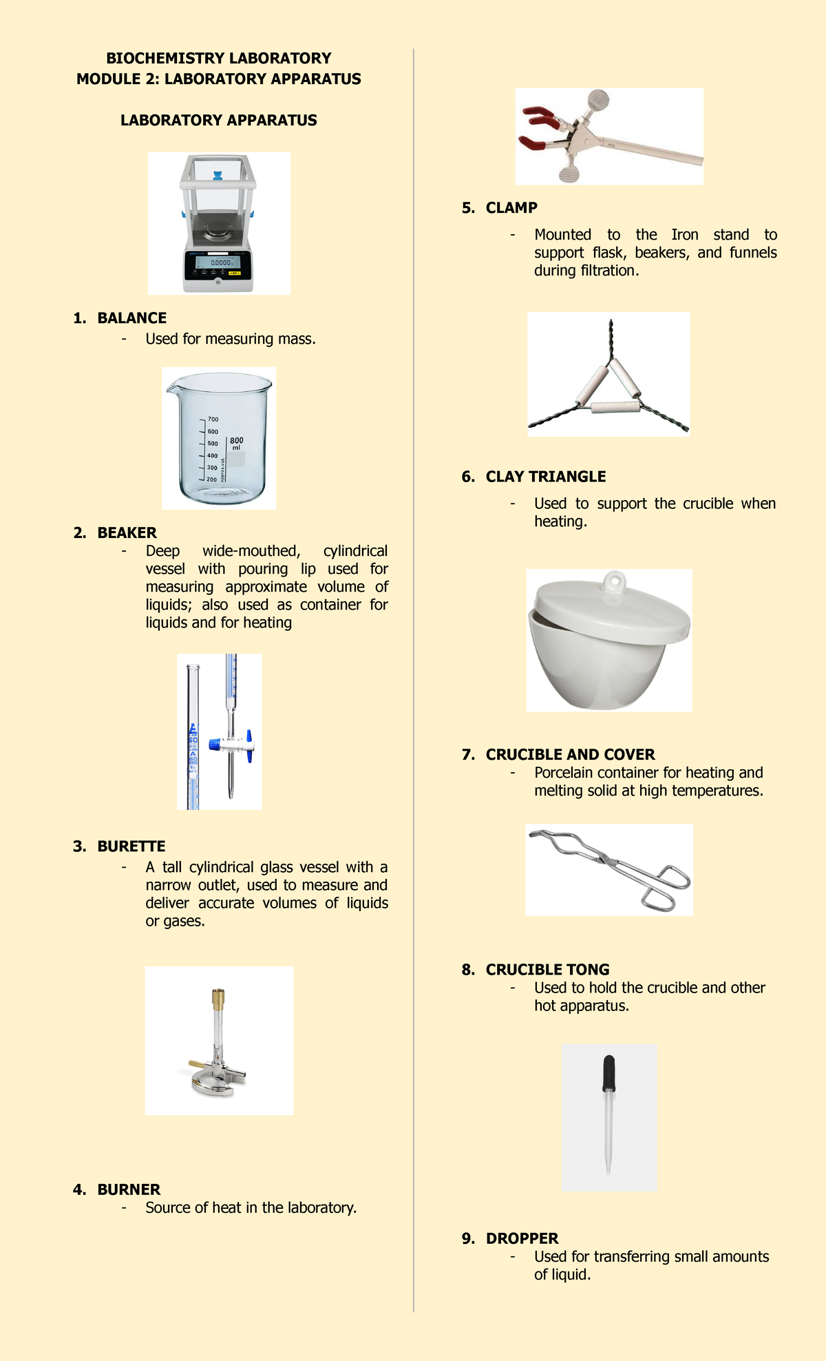 Prelims - Biochemistry- Laboratory - BIOCHEMISTRY LABORATORY MODULE 2 ...