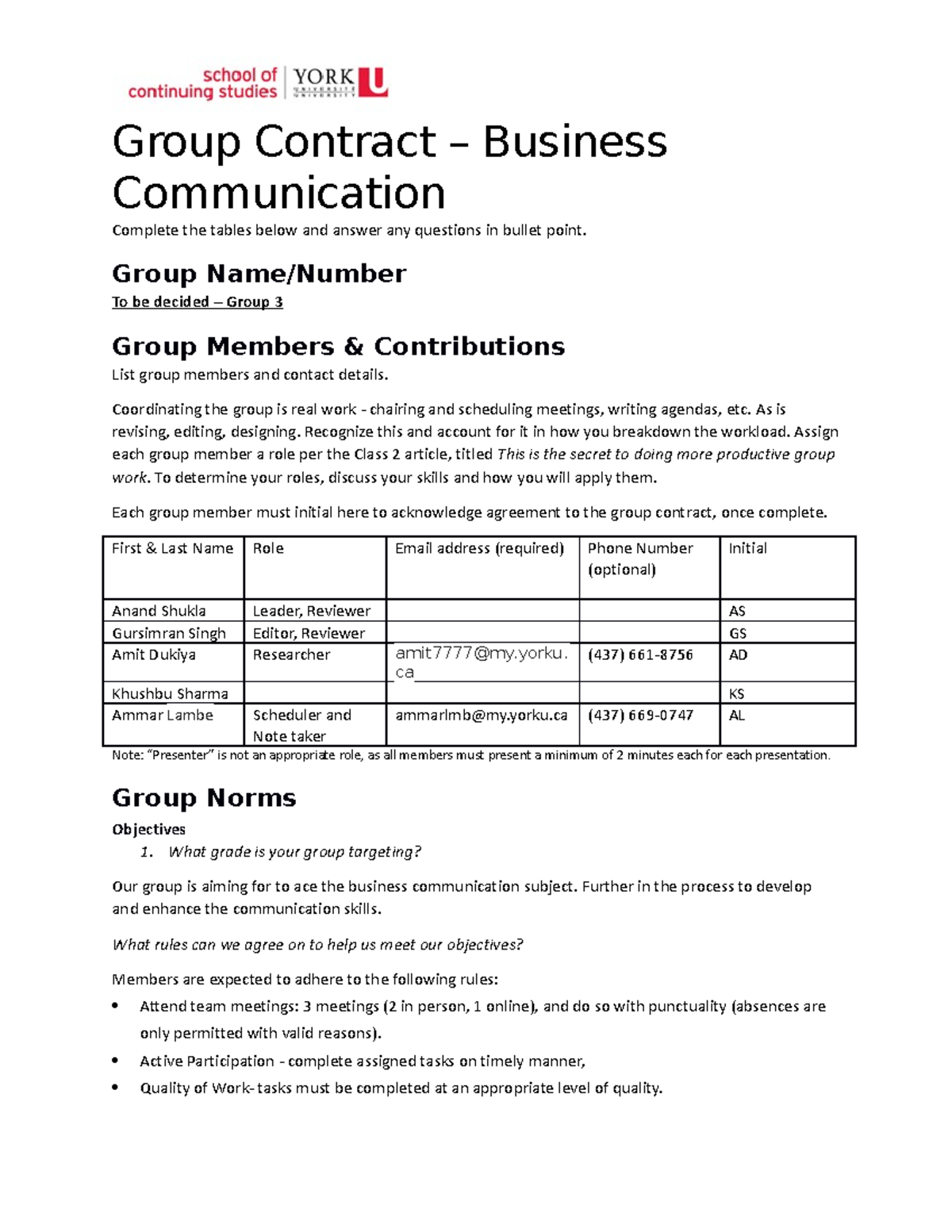 Group Contract Template v4 - Group Contract – Business Communication ...