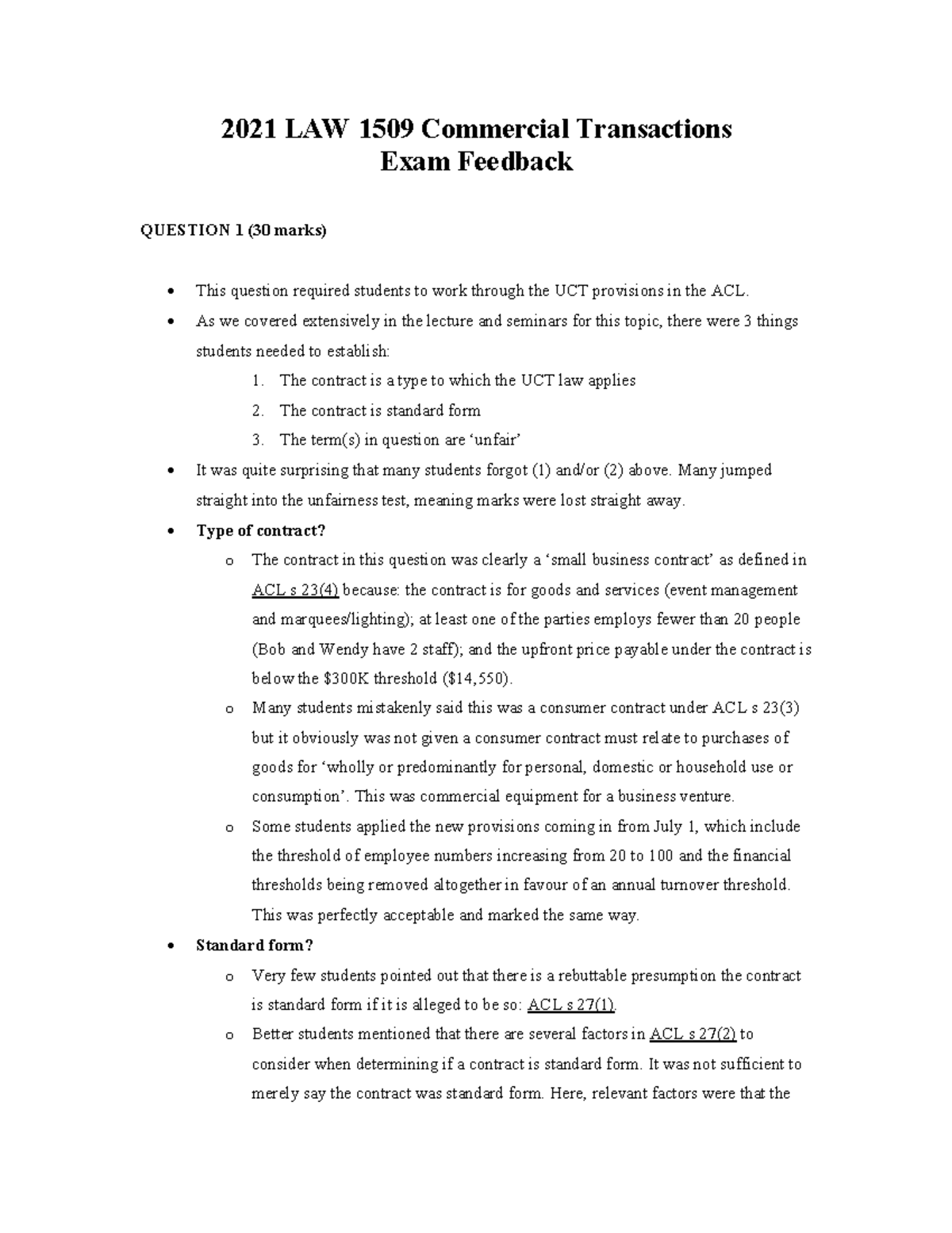2021-exam-questions answers - 2021 LAW 1509 Commercial Transactions ...