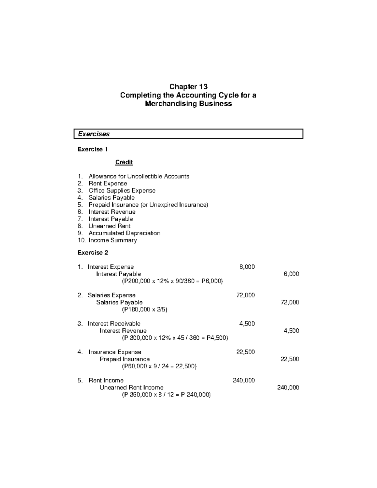 Solution manual Fundamentals of Accounting by Cabrera Chapter 13 ...