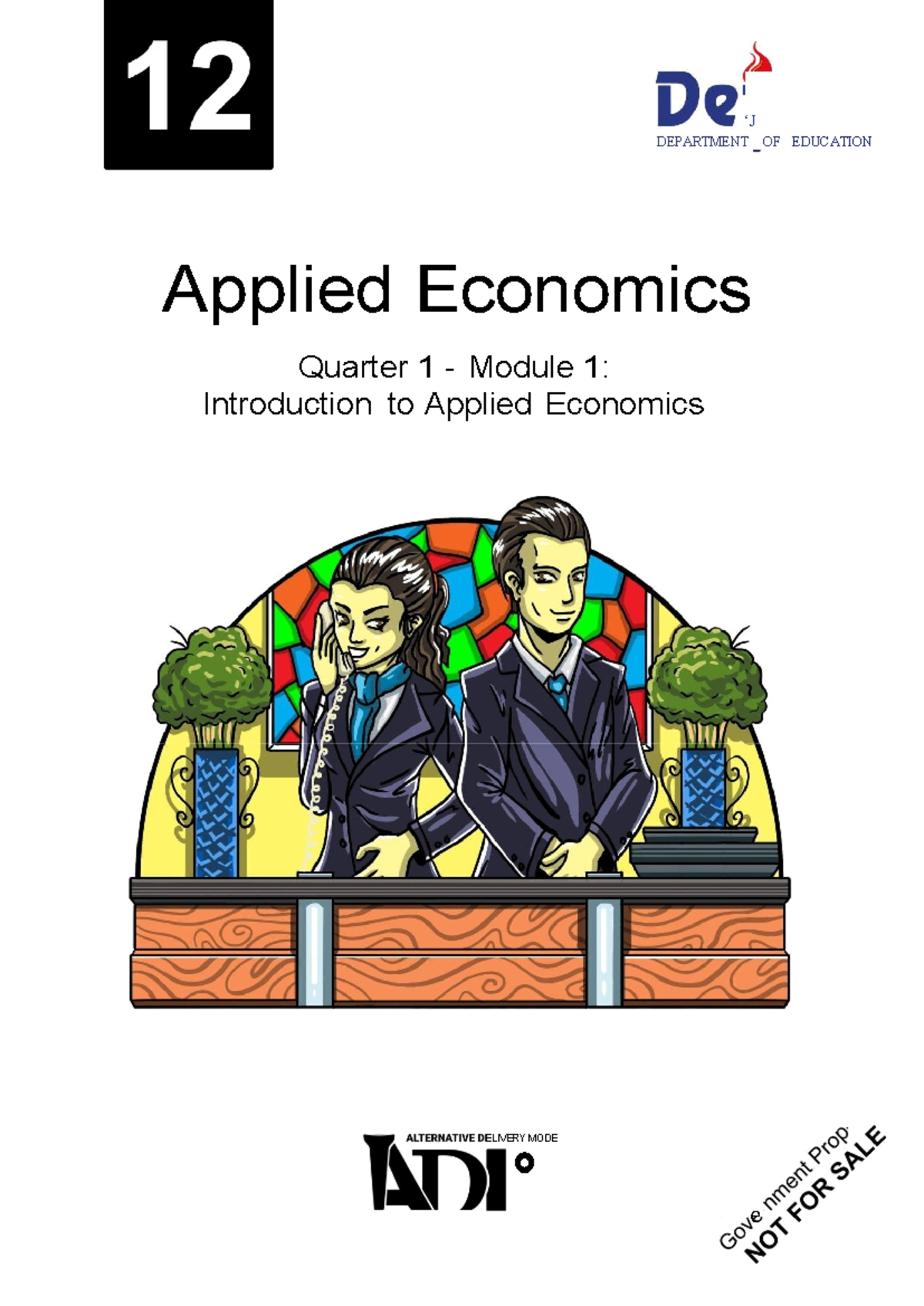 Applied economics module 1 - ° e ‘J DEPARTMENT OF EDUCATION Applied ...