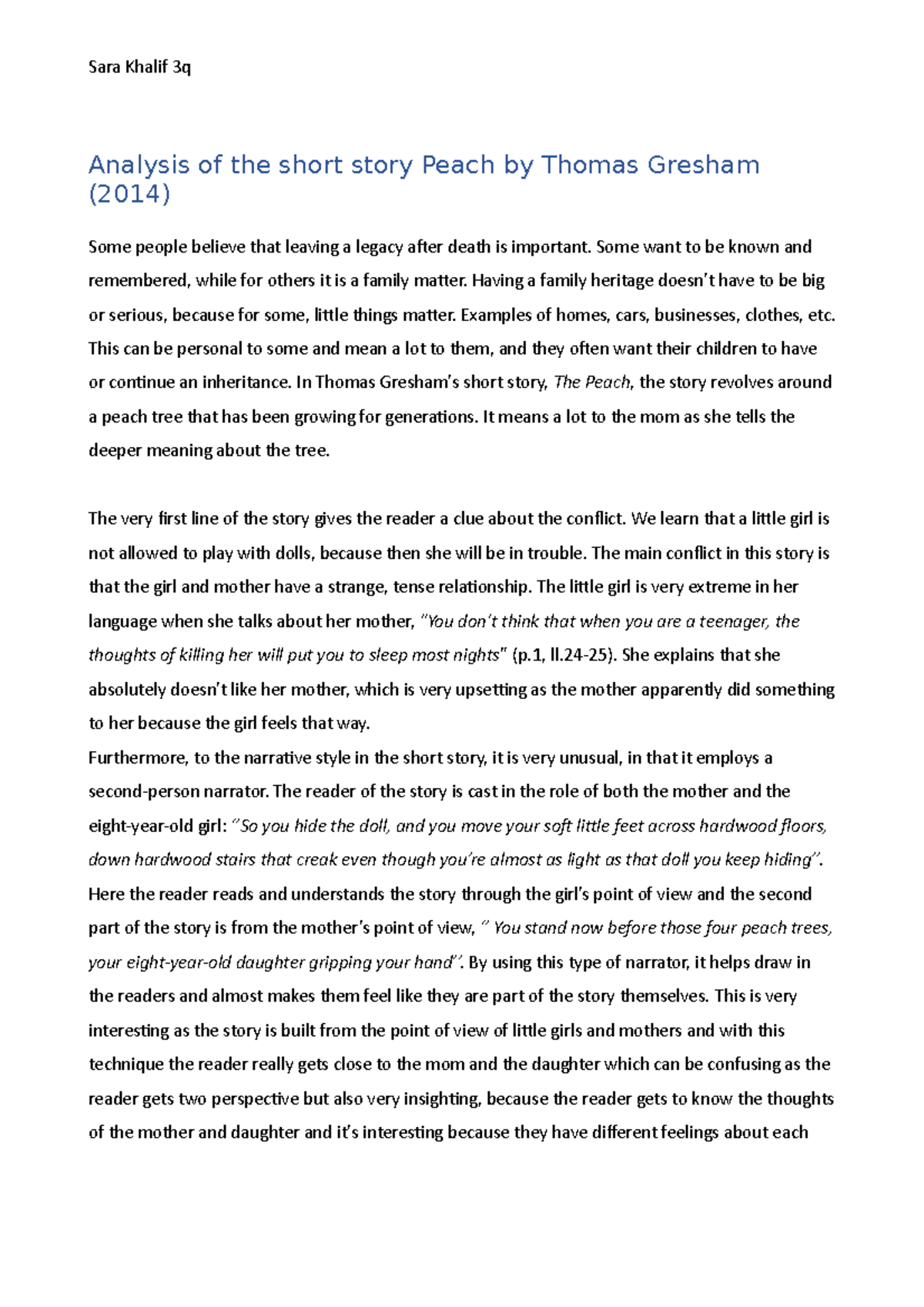 Peach - Some want to be known and remembered, while for others it is a ...