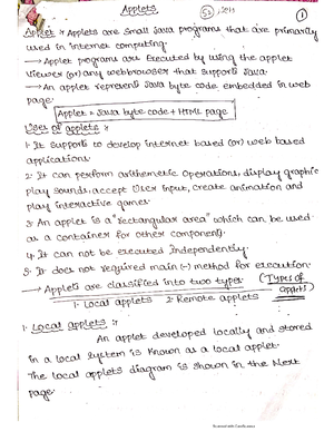 Creating thread - Notes - Computer Science - Studocu
