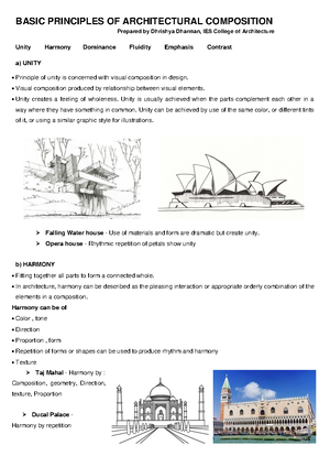 Jee drawing notes - Entrance preps - Architecture - Studocu