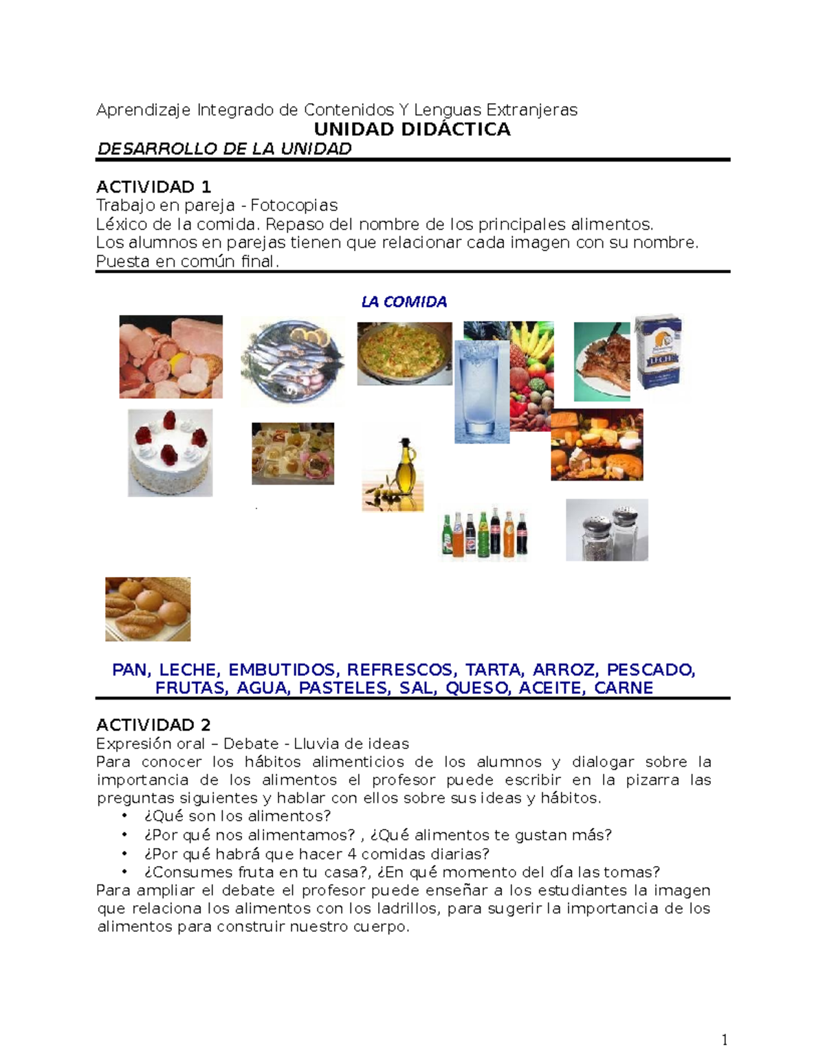 Unit+5+La+dieta+mediterranea.+Proyecto - Aprendizaje Integrado de ...