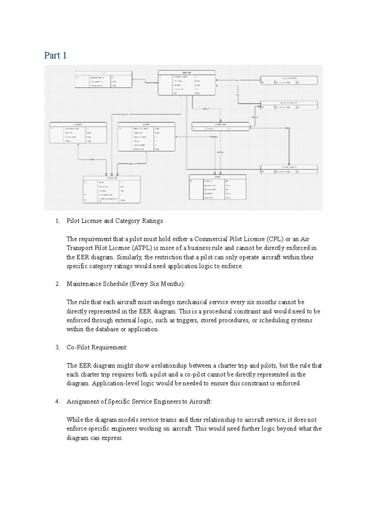 Assignment 2 - Answers - Part 1 Pilot License and Category Ratings: The requirement that a pilot ...